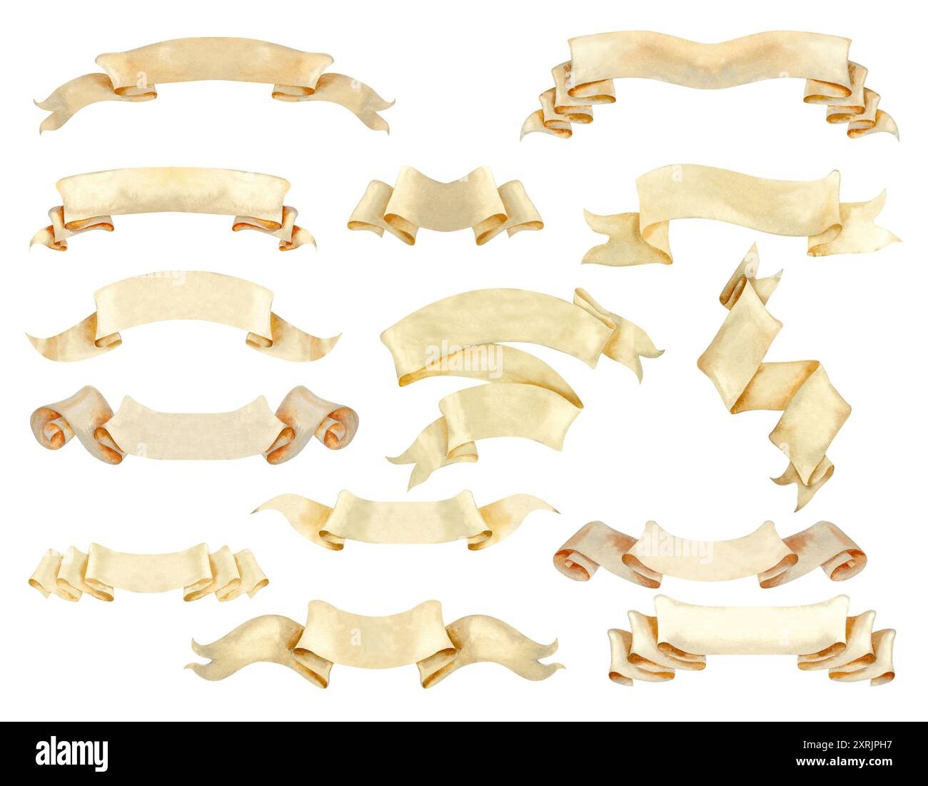 scroll ribbon banner