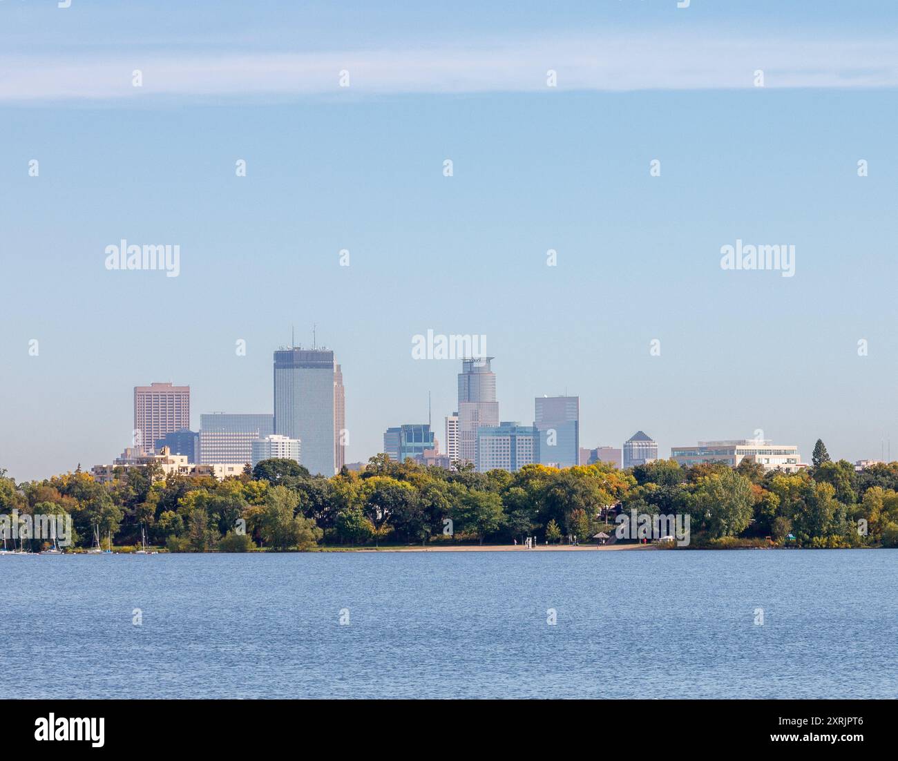 Lake Harriet lake in Minneapolis, Minnesota, United States Stock Photo ...