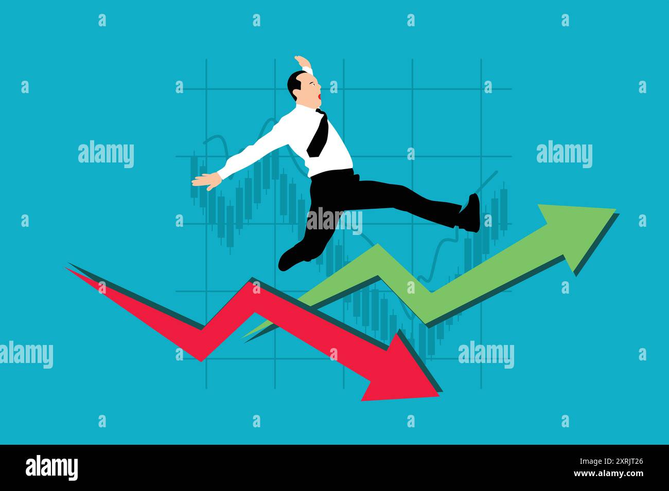 Downfall in market Stock Vector Images - Alamy