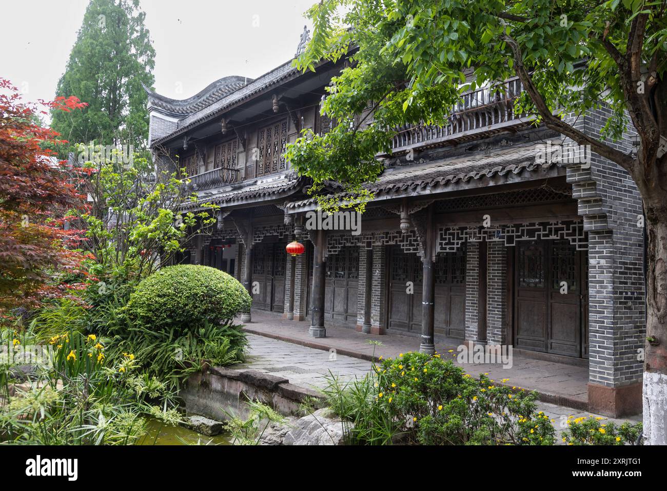 Traditional buildings at Huanglongxi old ancient town is popular ...