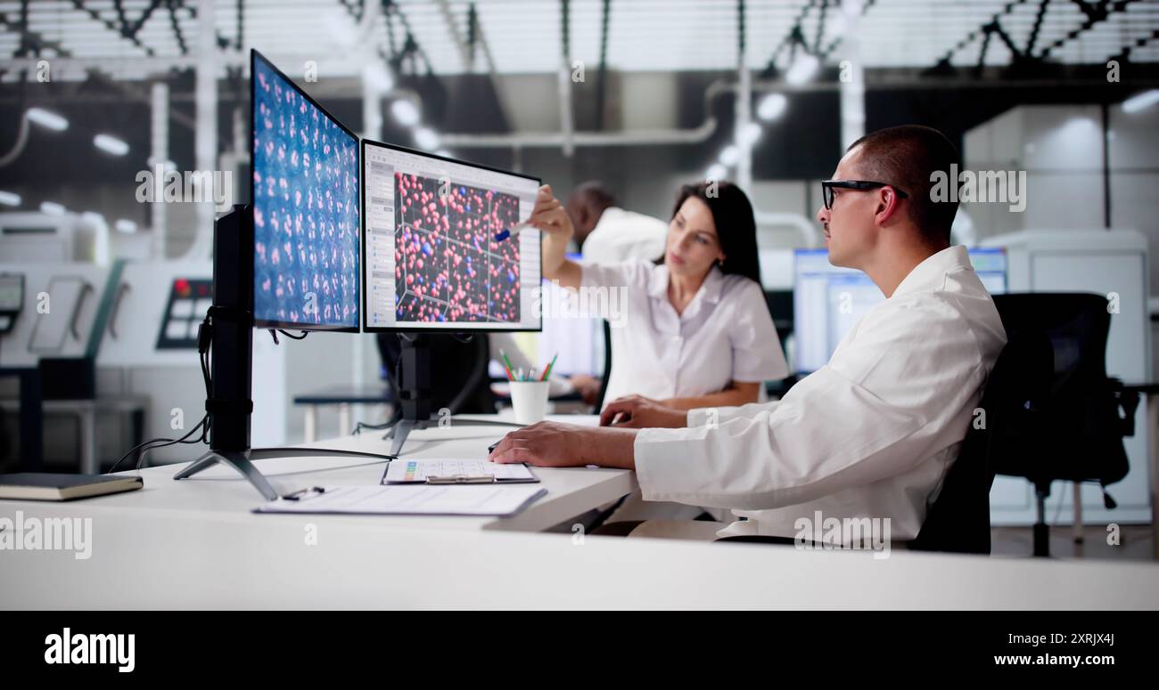 Engineer Operators Using Scada System At Industrial Plant Stock Photo - Alamy