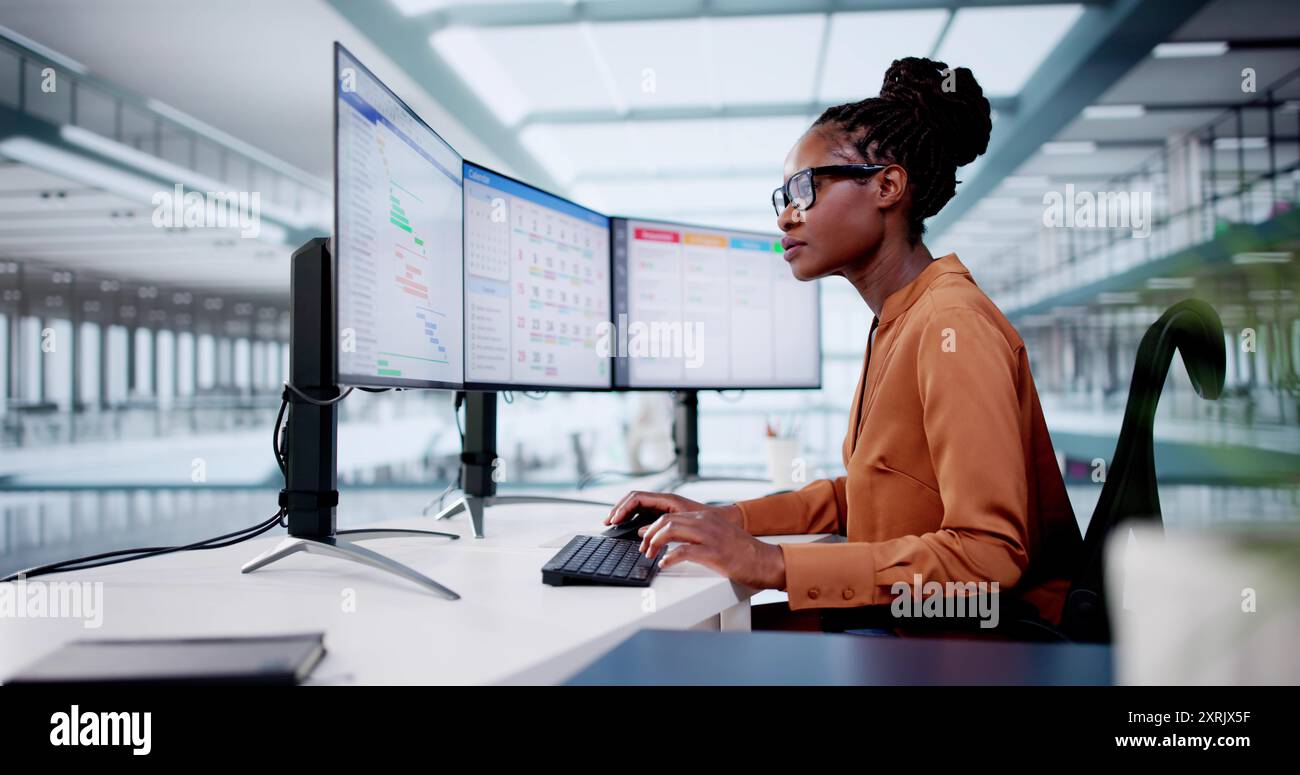 Business Schedule Calendar And Agenda Gantt Report Stock Photo - Alamy