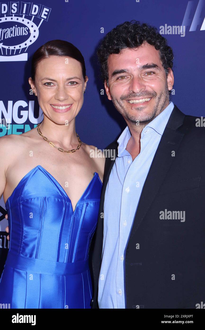 Alexia Moyano, Carlos Córdoba Jr. 08/10/2024 The Los Angeles Premiere ...