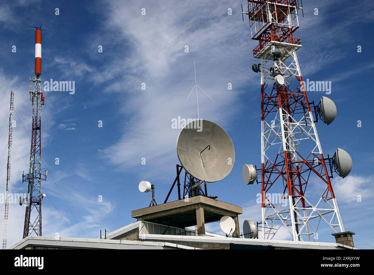Vintage radio towers hi-res stock photography and images - Alamy