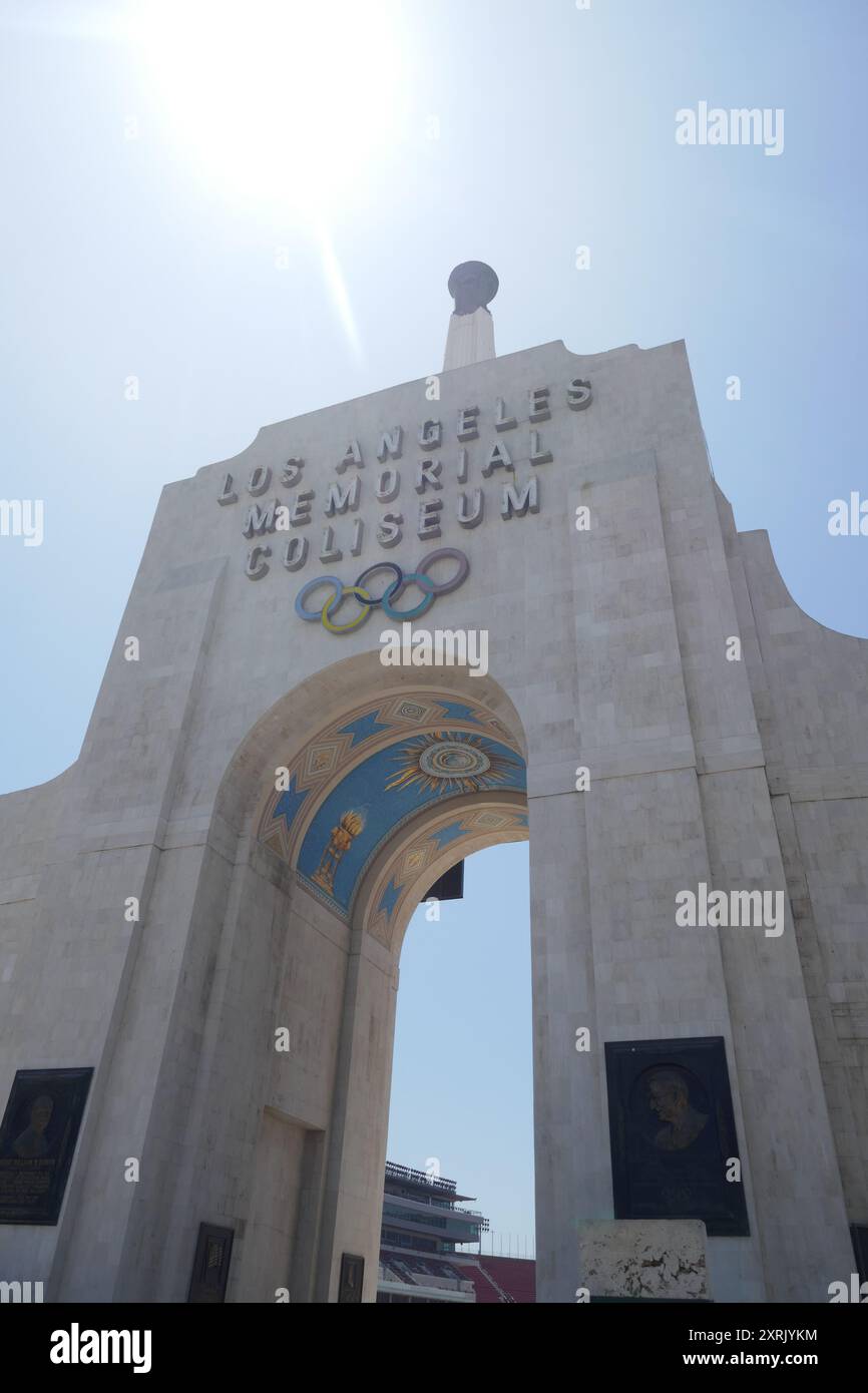 Los Angeles, California, USA 9th August 2024 LA Memorial Coliseum where ...