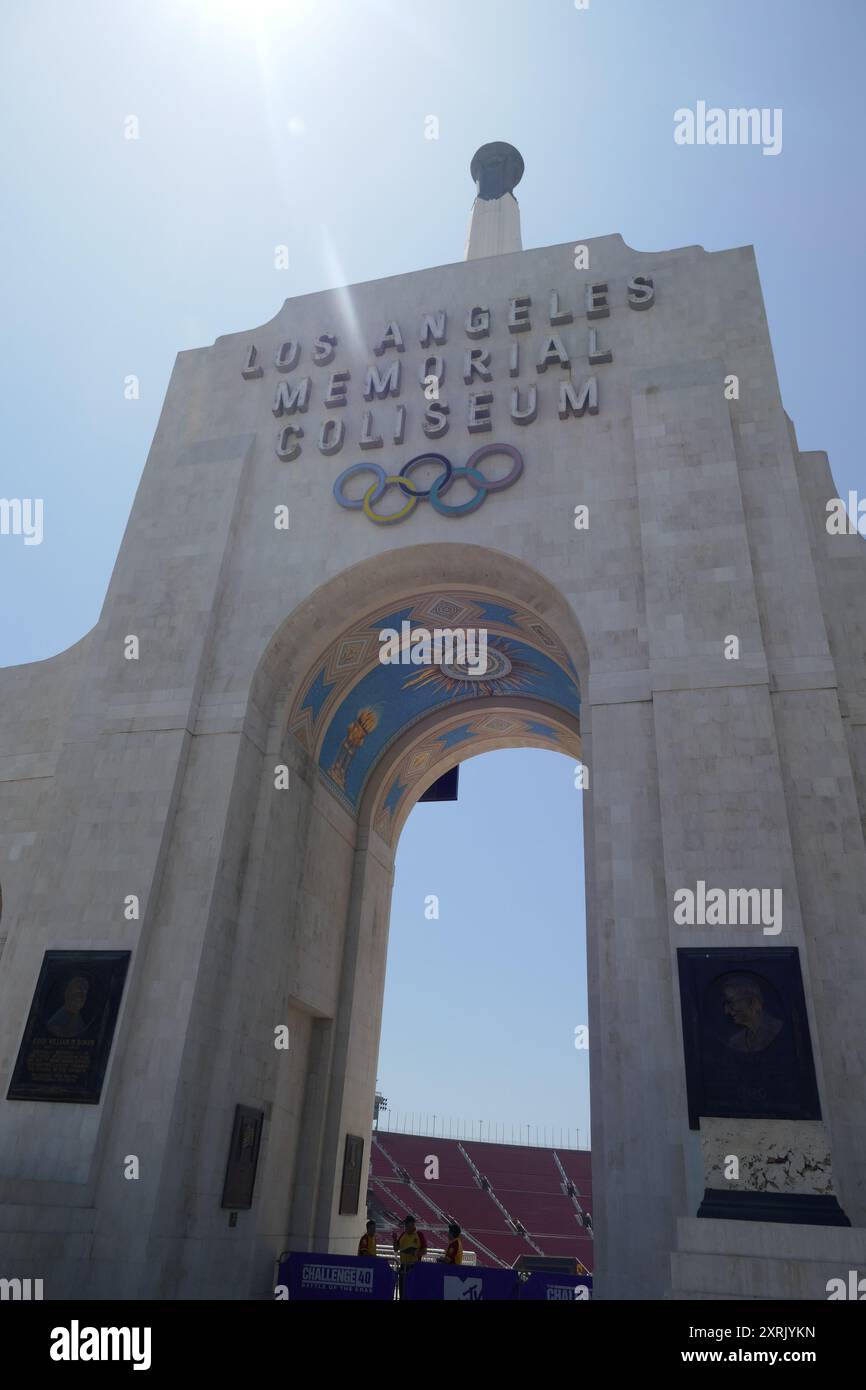 Los Angeles, California, USA 9th August 2024 LA Memorial Coliseum where ...