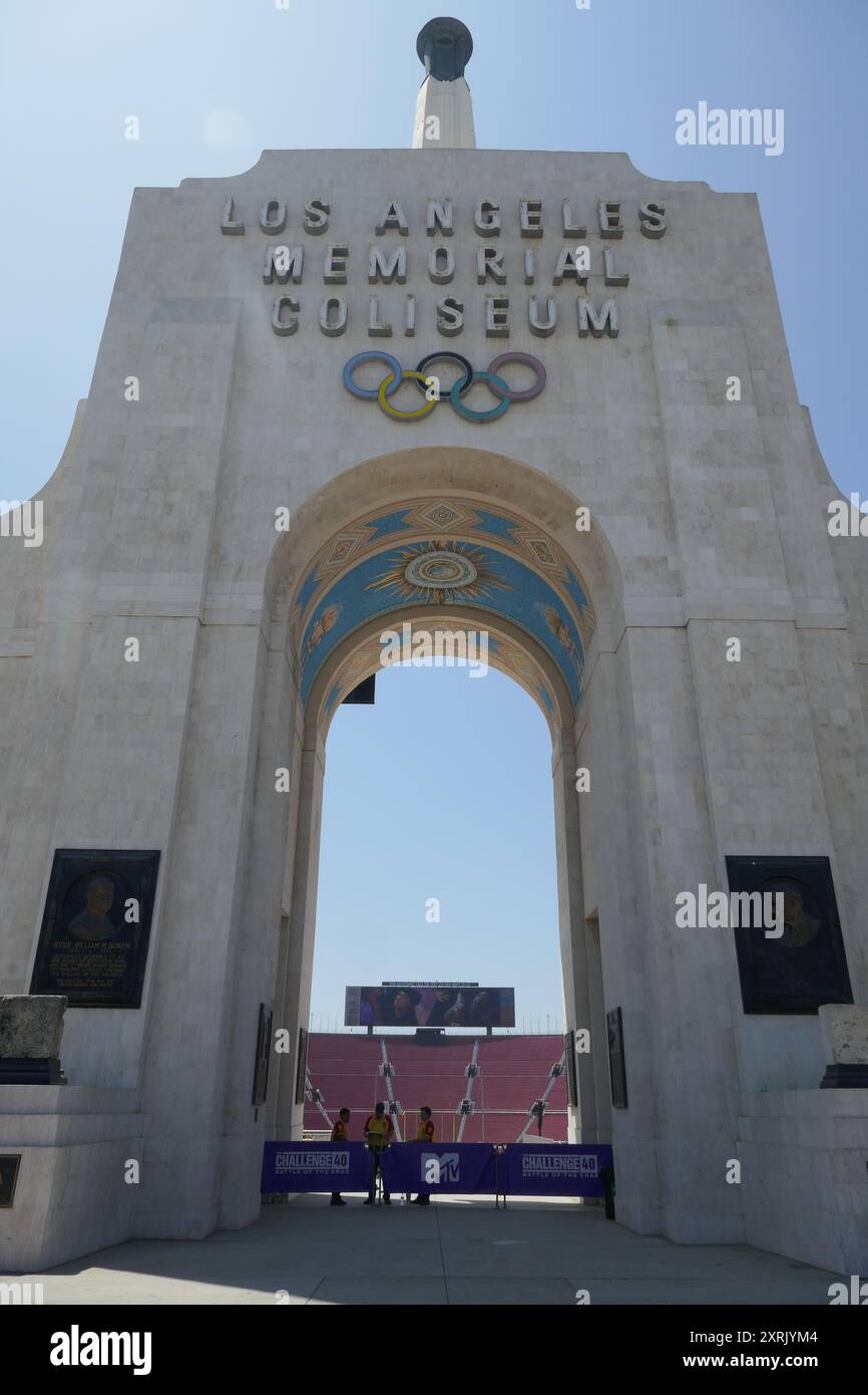Los Angeles, California, USA 9th August 2024 LA Memorial Coliseum where ...