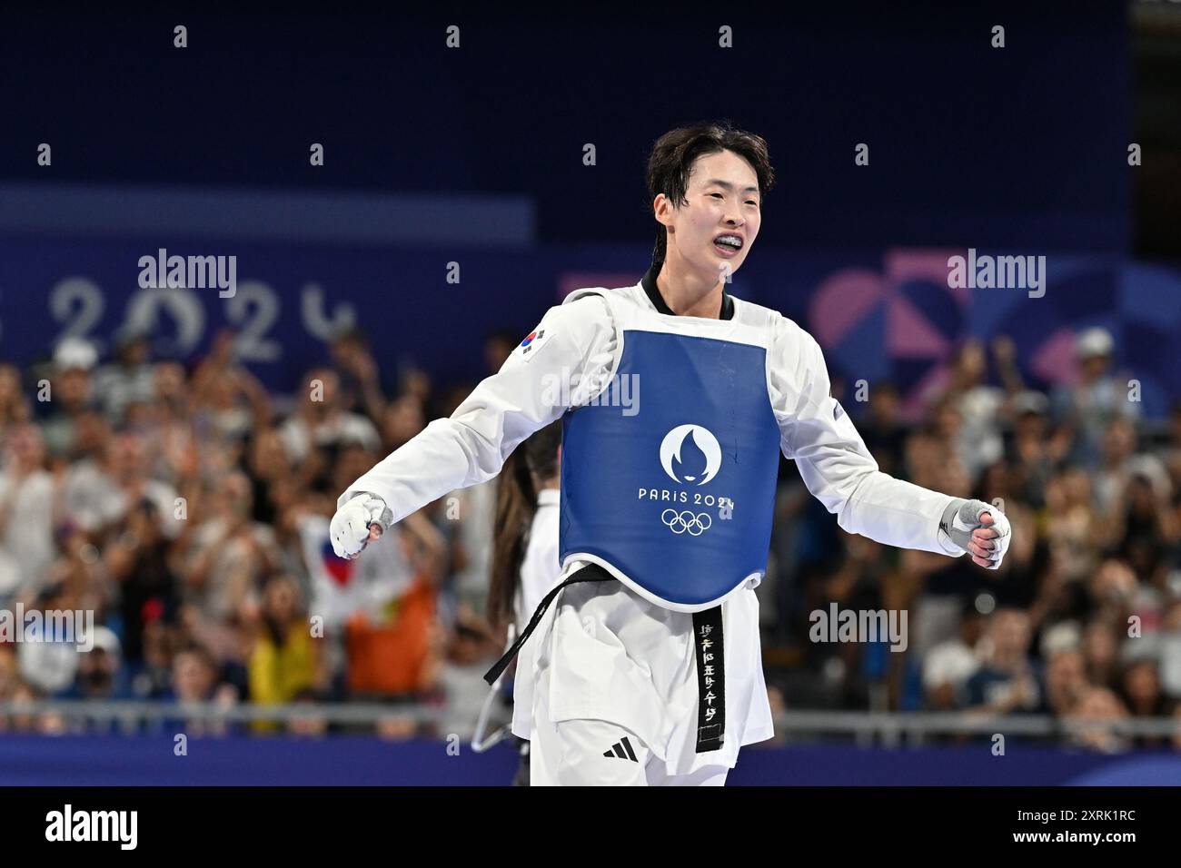 Lee Da-bin (KOR) Bronze medal, Taekwondo, Women +67kg during the Olympic Games Paris 2024 on 10 ...