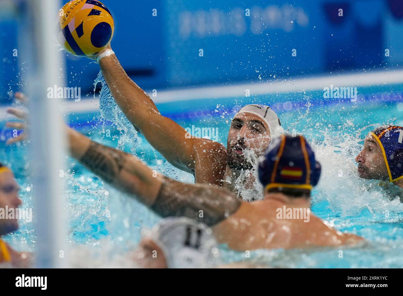 Greece's Dimitrios Skoumpakis shoots during a men's 5th 6th place ...