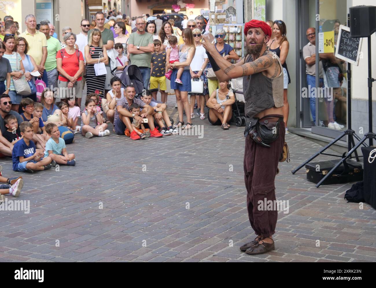 Weekend that opens the week of August 15th, in Clusone traditional ...