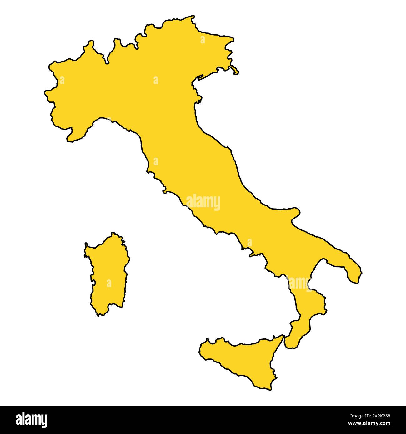 Italy map symbol shape, travel web flat concept icon web vector ...