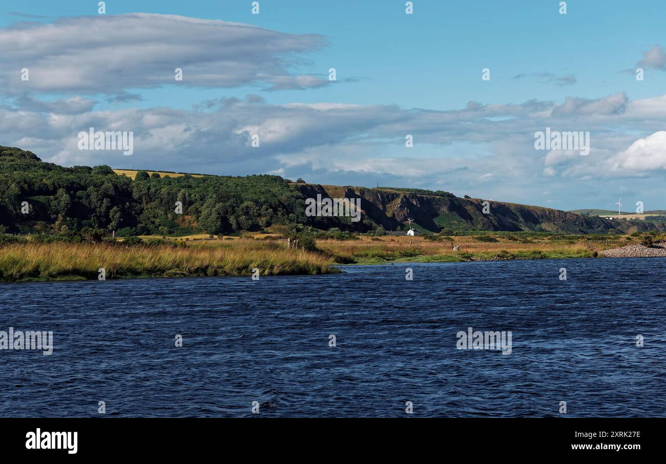 The St Cyrus Nature Reserve on the North side of the River North Esk ...