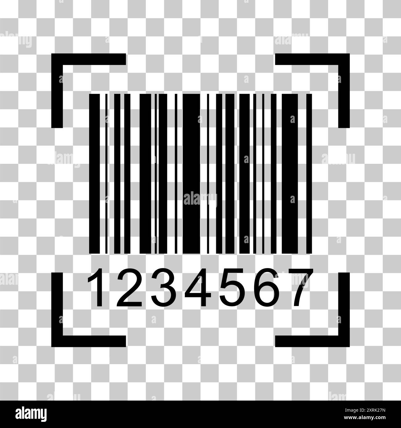 Barcode vector icon. Bar code for web flat design. Isolated ...