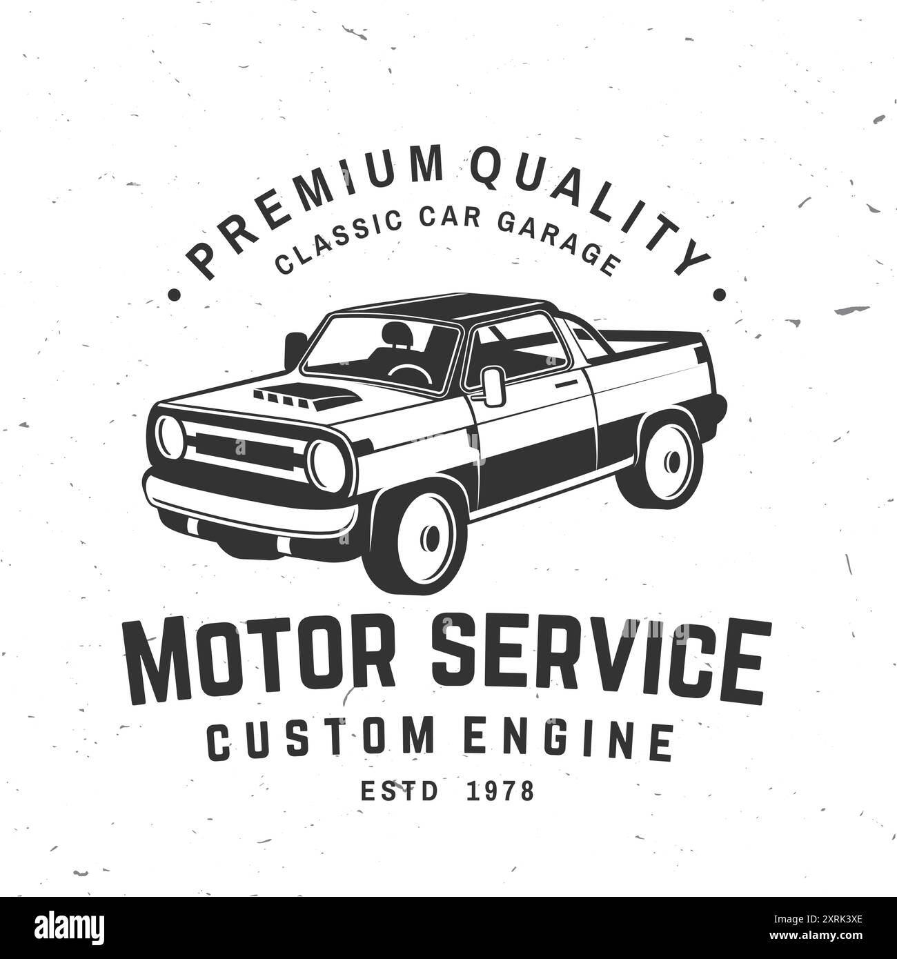 Auto service logo, emblems, badges and icons. Vector. Service car ...