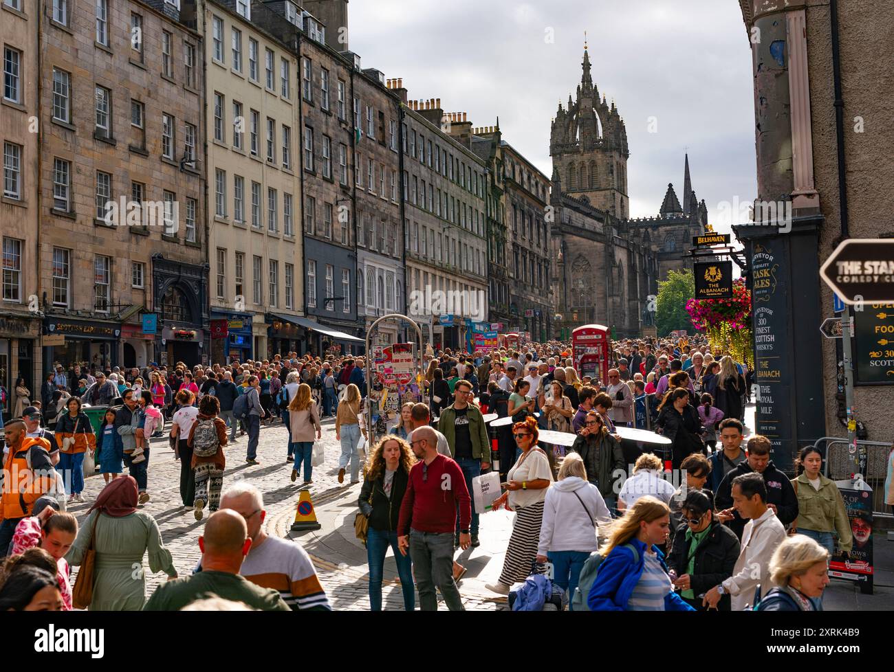 Edinburgh, Scotland, UK. 10th August 2024. Edinburgh City Centre and ...