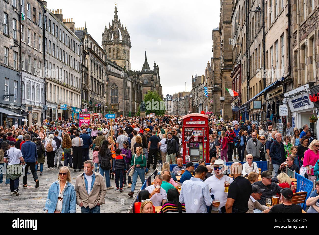 Edinburgh, Scotland, UK. 10th August 2024. Edinburgh City Centre and ...