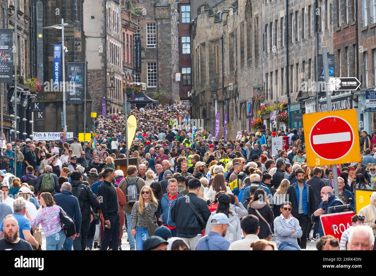 Edinburgh, Scotland, UK. 10th August 2024. Edinburgh City Centre and ...