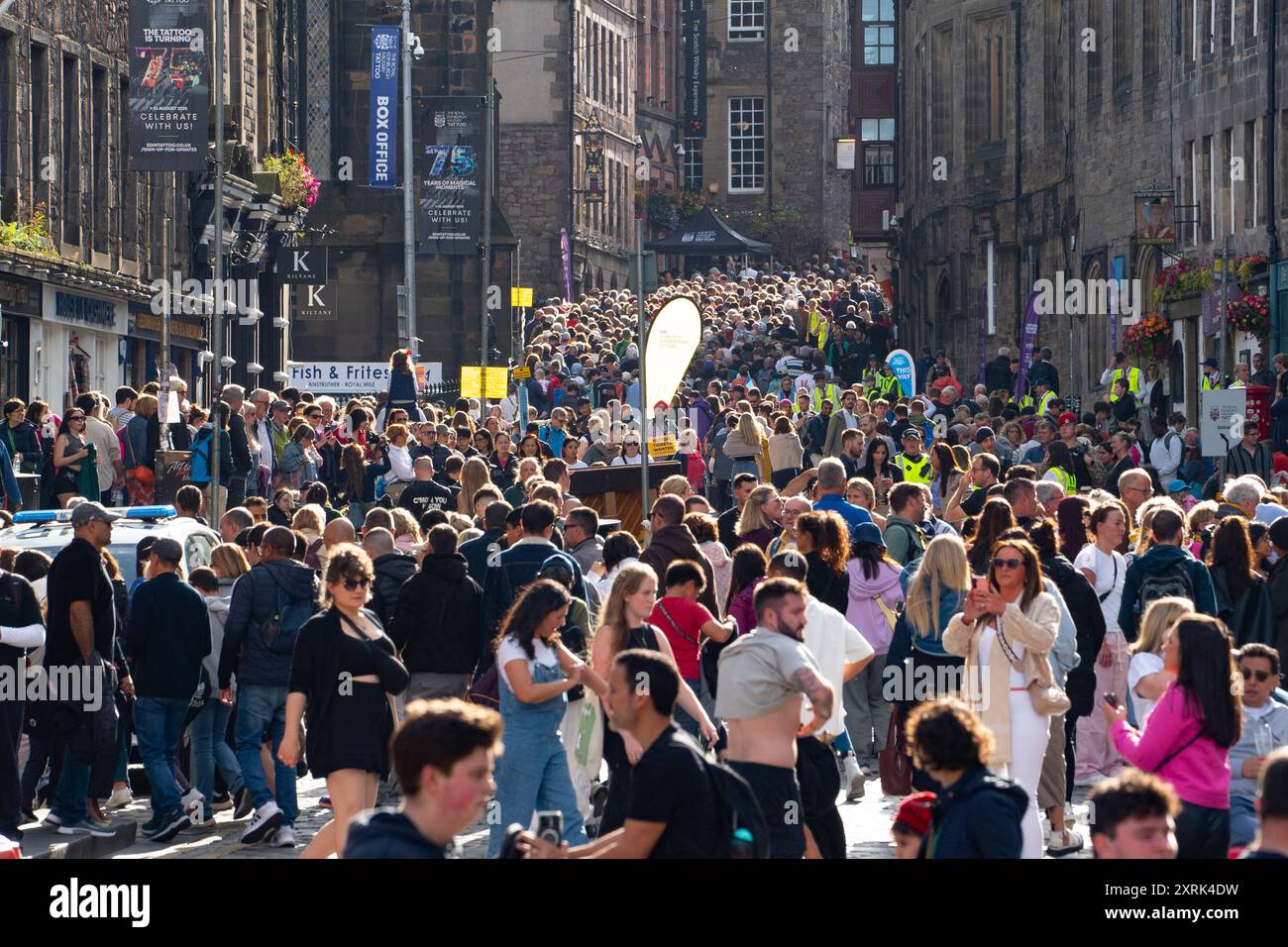 Edinburgh, Scotland, UK. 10th August 2024. Edinburgh City Centre and ...