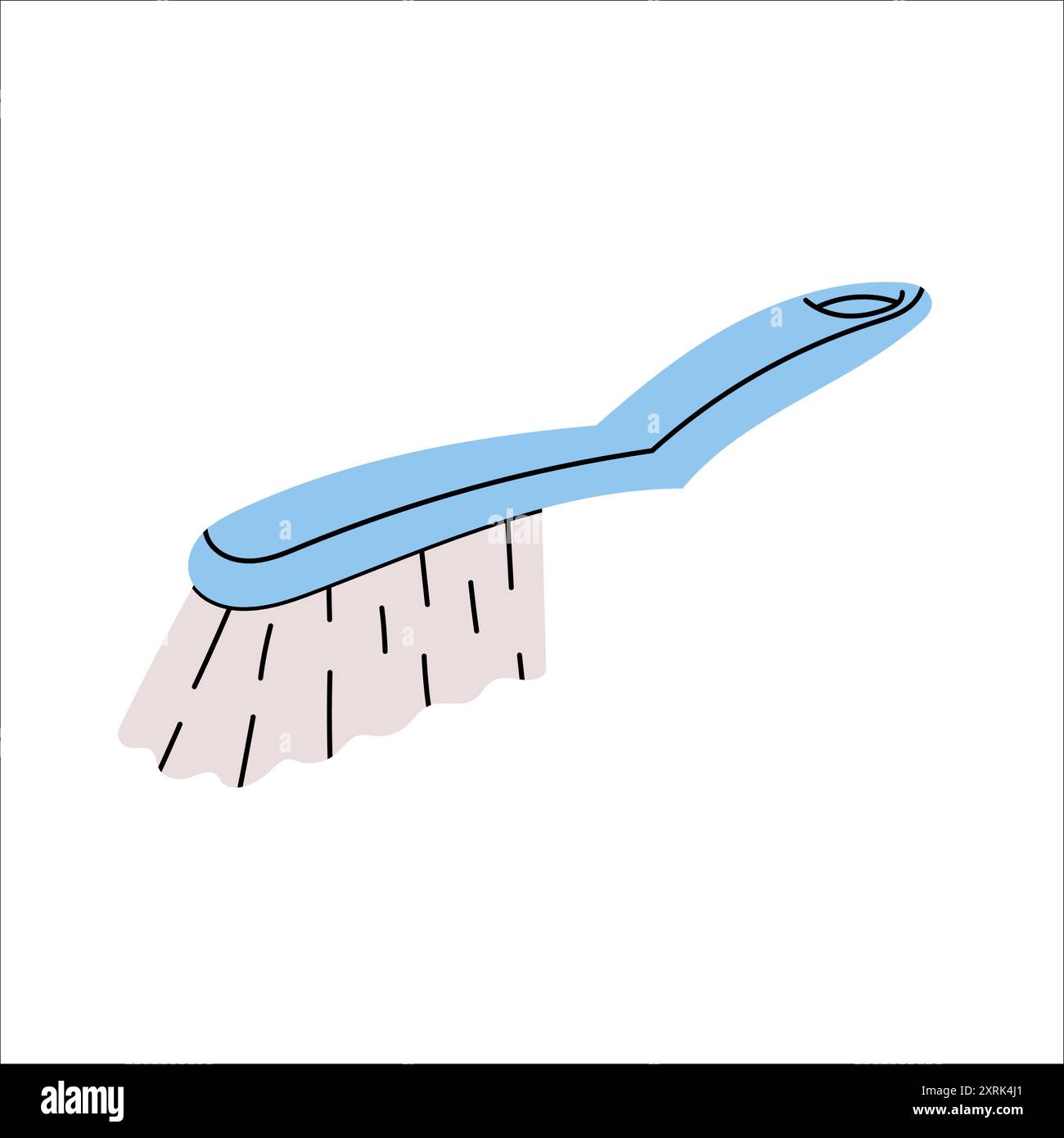 Natural wooden brush on Stock Vector Images - Alamy