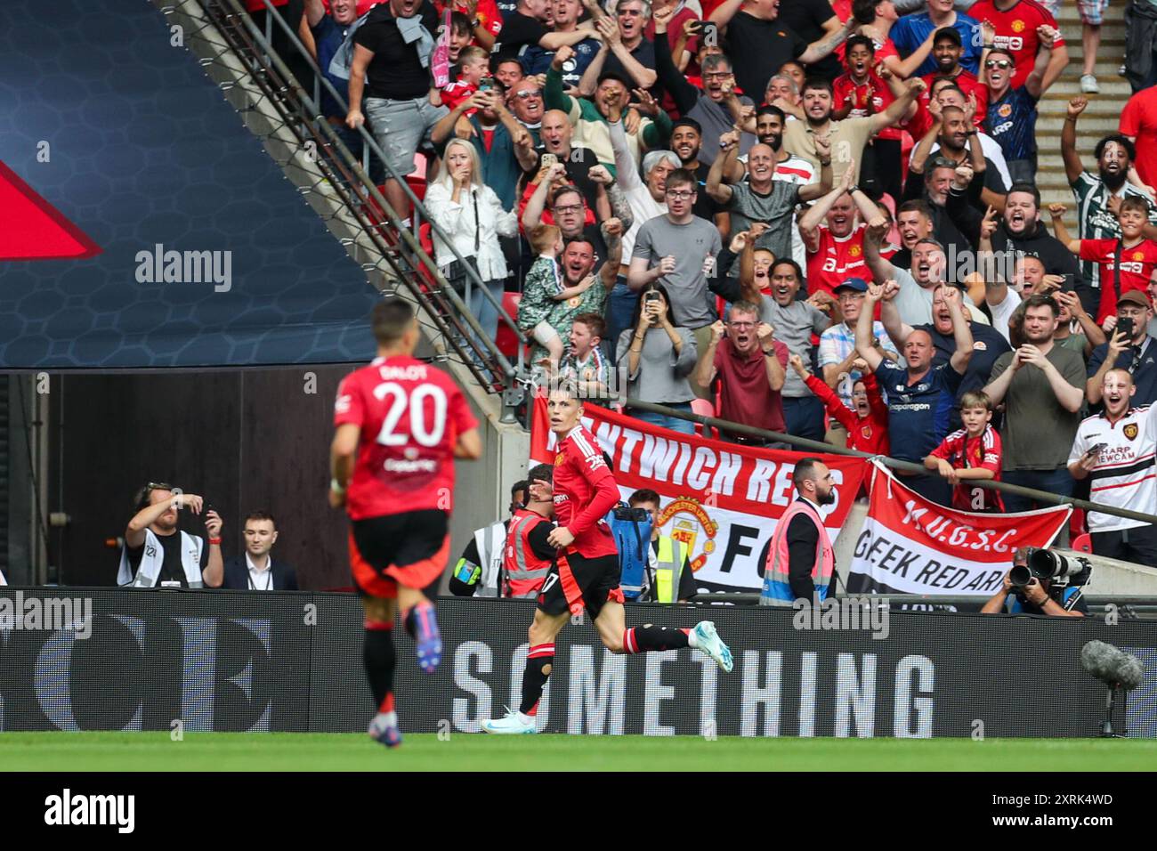 Garnacho august 2024 wembley hi-res stock photography and images - Alamy