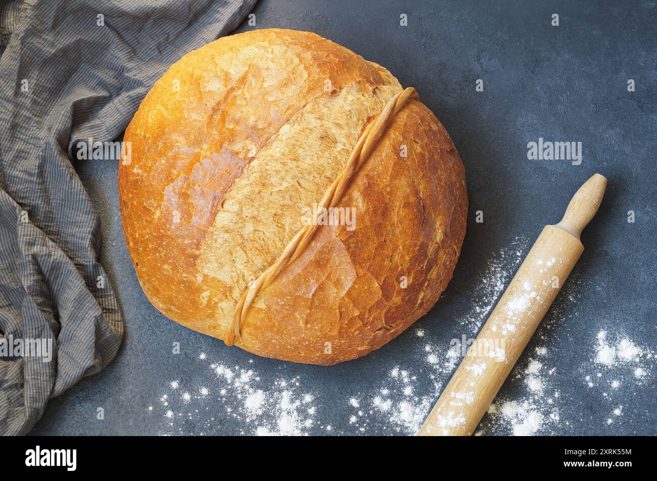 Traditional Turkish Trabzon Vakfıkebir big round bread, Turkish pastry ...