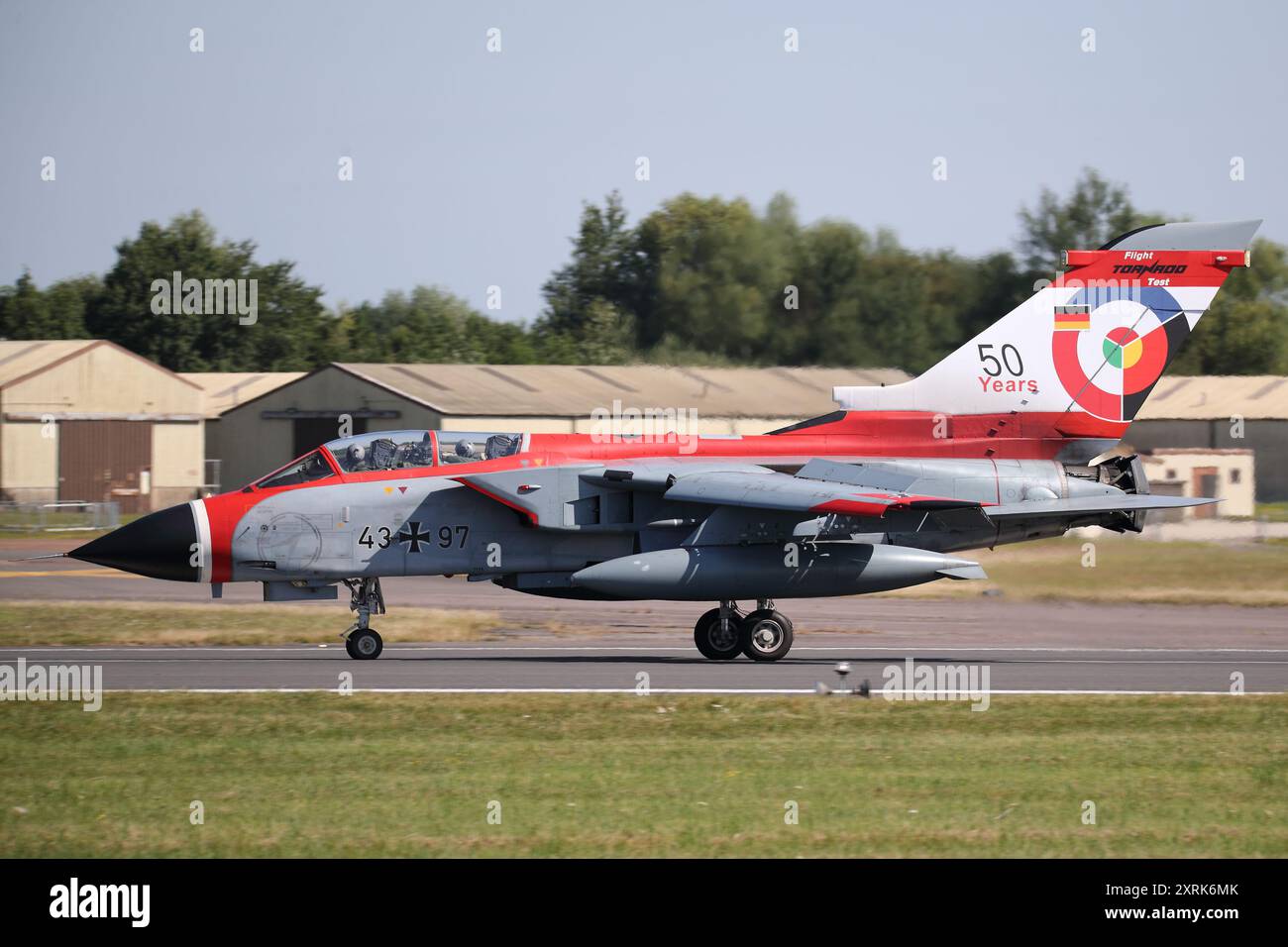 RAF Fairford, UK. 18 July 2024. German MRCA Tornado in special livery ...