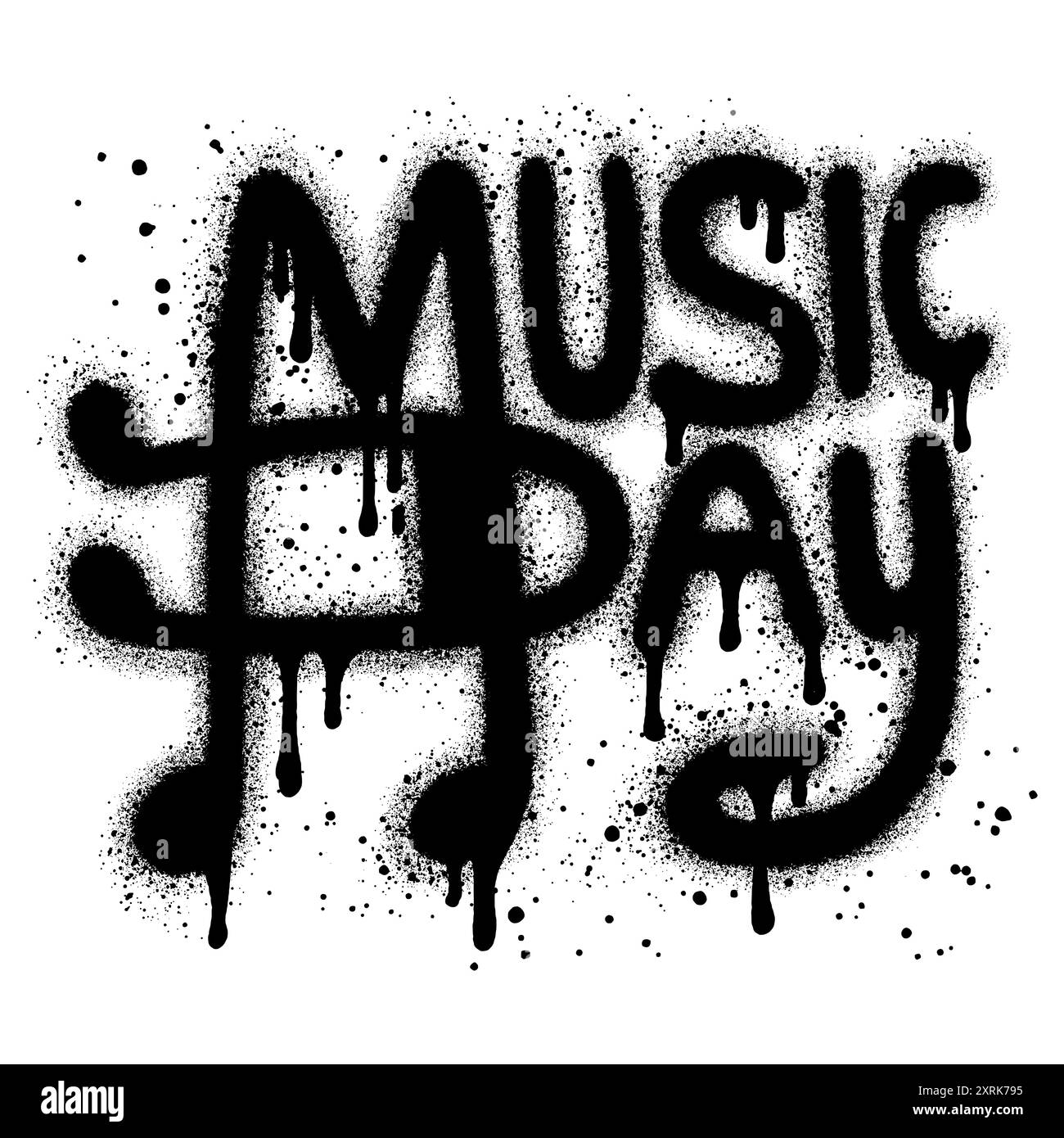 Music Notes Graffiti Art