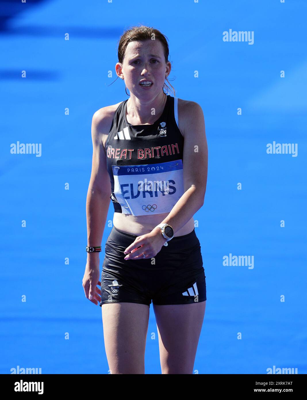 Great Britain's Clara Evans following the Women's Marathon on the ...