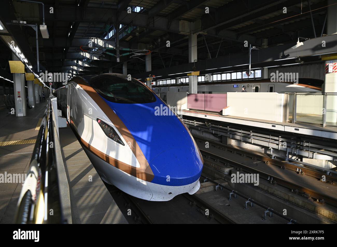 Scenic view of the Hokuriku Shinkansen at the Platform 5 of the IR ...