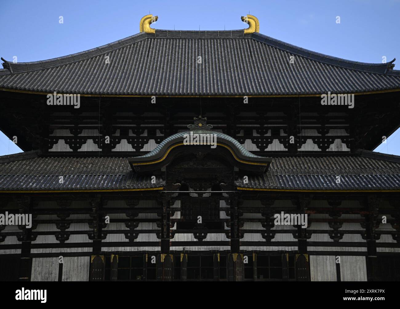 Landscape with scenic view of the Great Buddha Hall a Japanese National ...