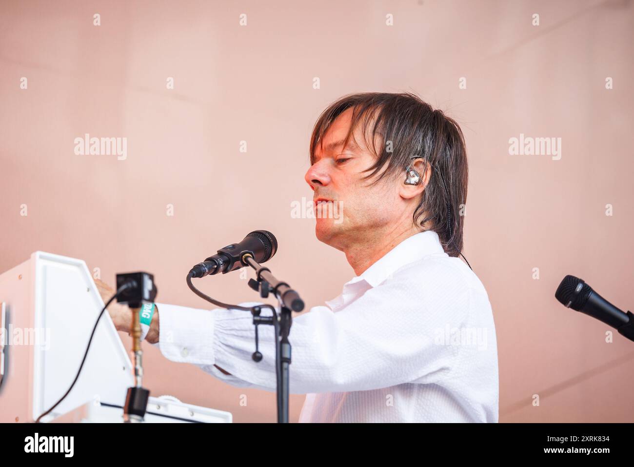 Oslo, Norway. 09th, August 2024. The French music duo Air performs a ...