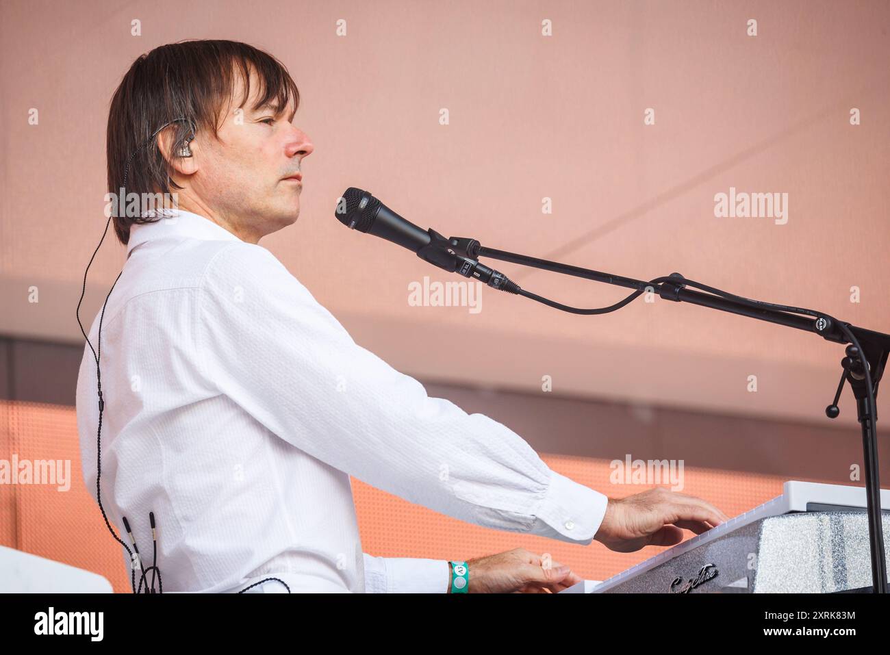 Oslo, Norway. 09th, August 2024. The French music duo Air performs a ...