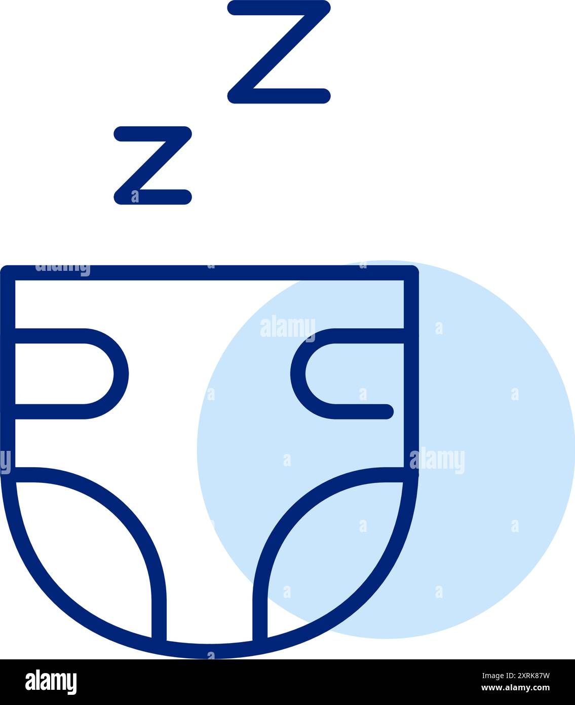 Baby mother sleep nappy Stock Vector Images - Alamy