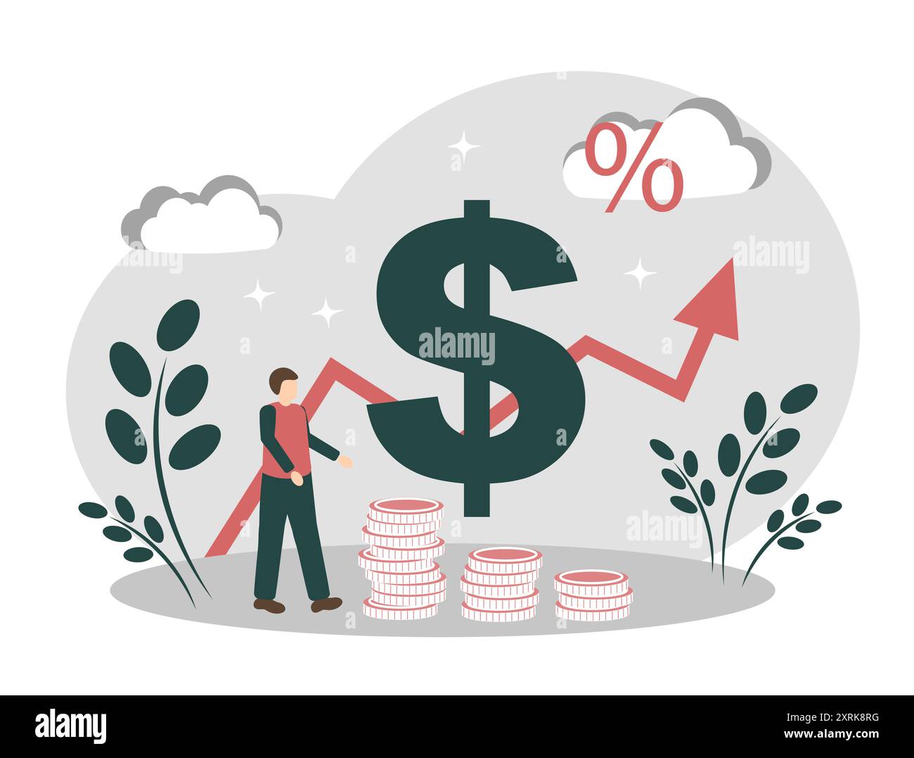 Profits margin Stock Vector Images - Alamy