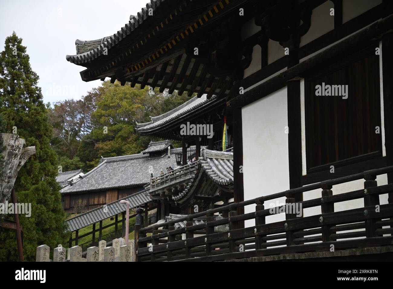 Landscape with scenic view of historic buildings on the grounds of ...