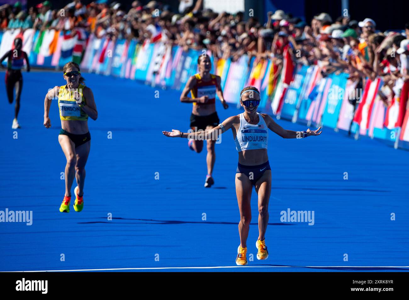 LINDWURM Dakotah (USA), Marathon Frauen, FRA, Olympische Spiele Paris 2024, Leichtathletik, 11. ...