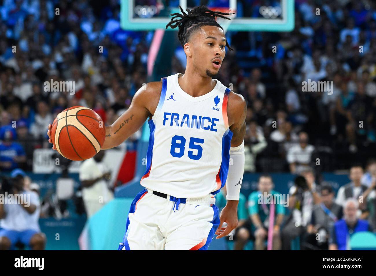 Matthew Strazel of France, Basketball, Men's Gold Medal Game between ...