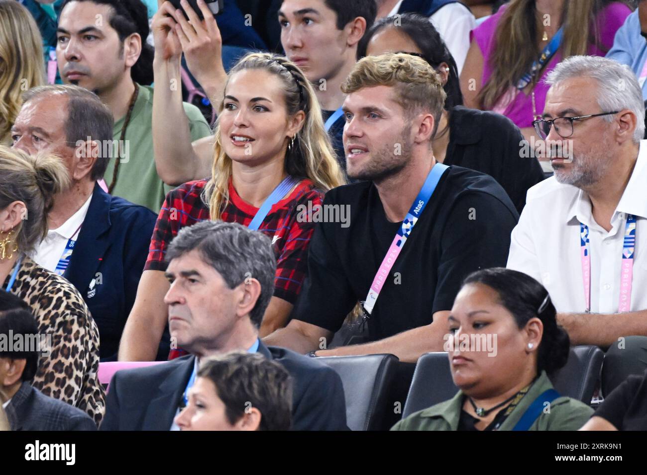 Kevin Mayer and Delphine Jariel, Basketball, Men's Gold Medal Game ...