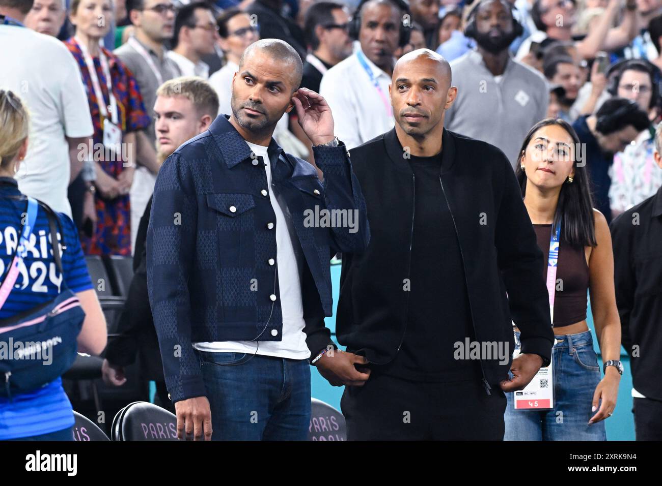 Tony Parker and Thierry Henry, Basketball, Men's Gold Medal Game ...