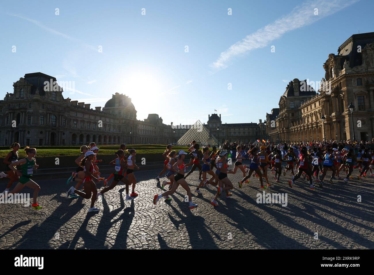 Paris, France. 11th Aug, 2024. Louvre Museum/General view, Yuka Suzuki (JPN), Mao Ichiyama (JPN ...
