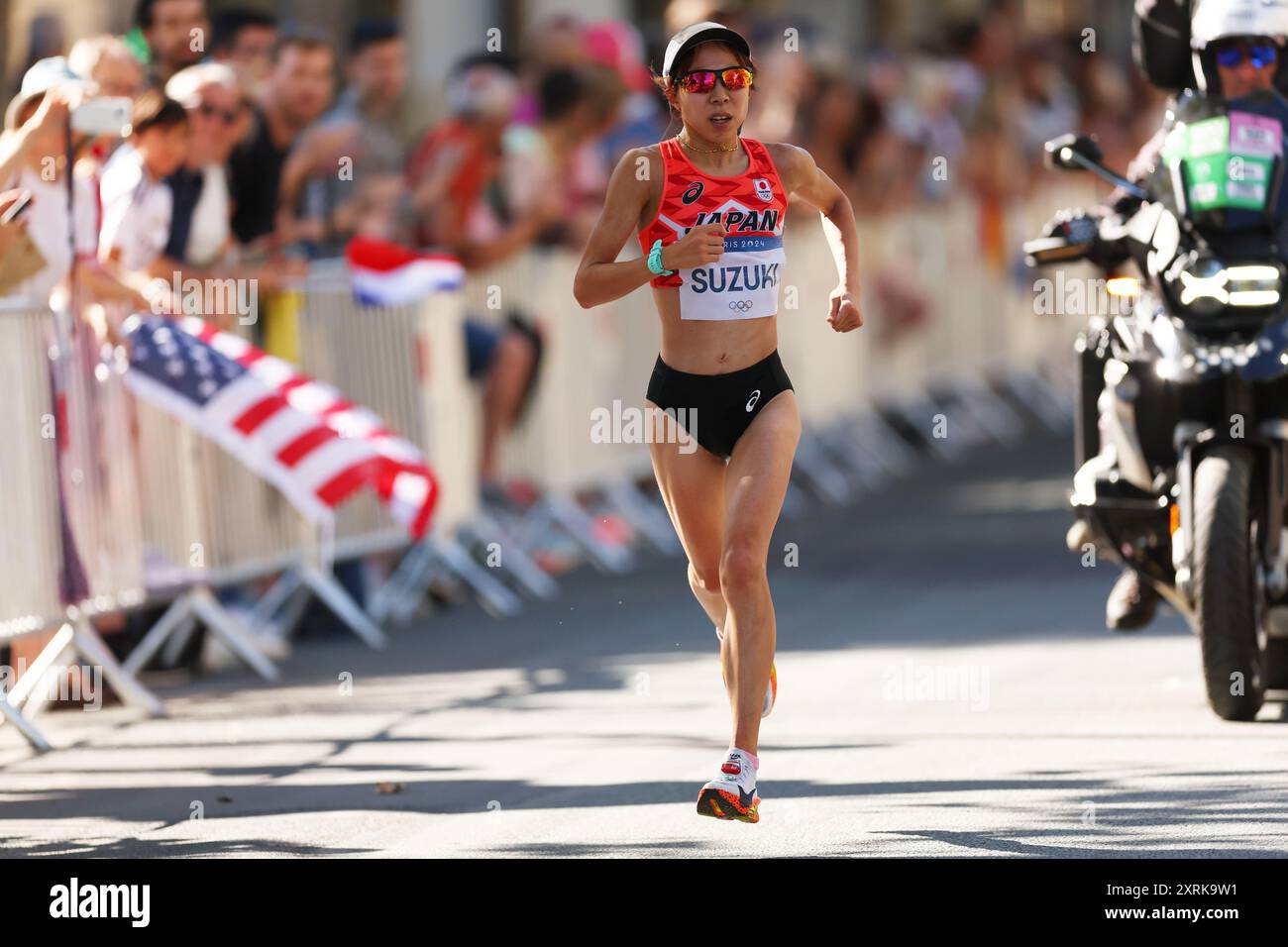 Paris, France. 11th Aug, 2024. Yuka Suzuki (JPN) Marathon : Women's Marathon during the Paris ...