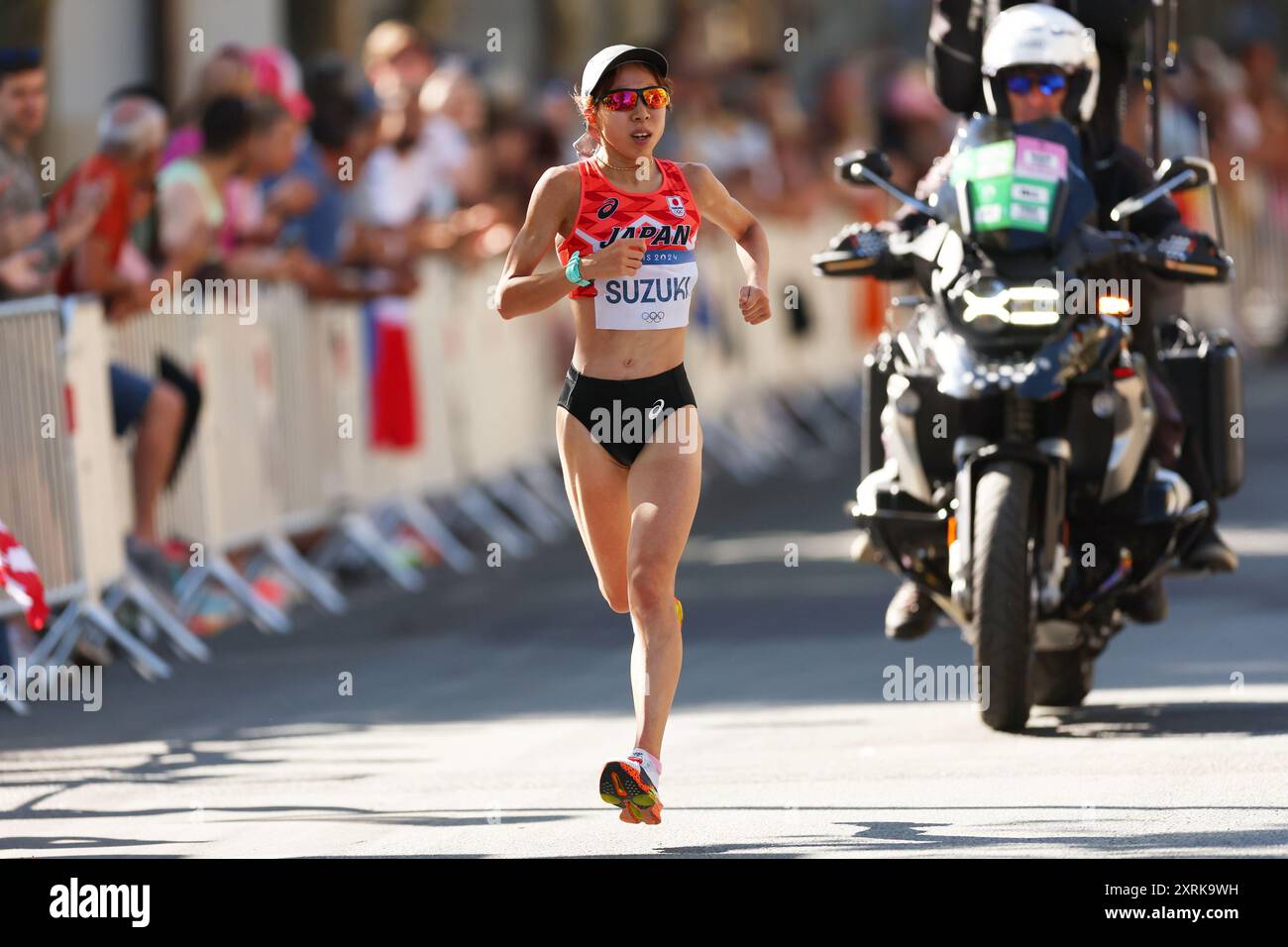 Paris, France. 11th Aug, 2024. Yuka Suzuki (JPN) Marathon : Women's Marathon during the Paris ...