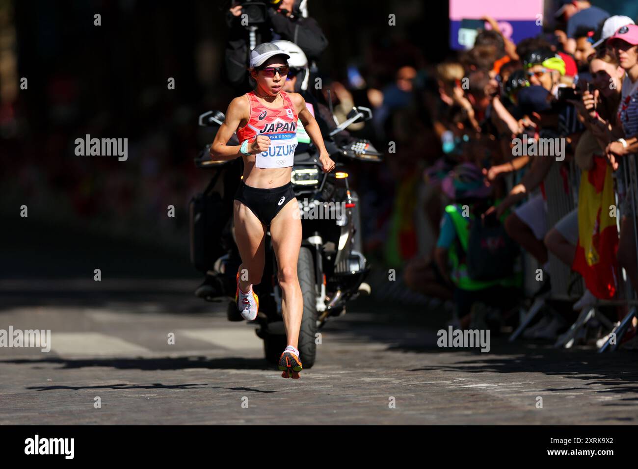 Paris, France. 11th Aug, 2024. Yuka Suzuki (JPN) Marathon : Women's Marathon during the Paris ...