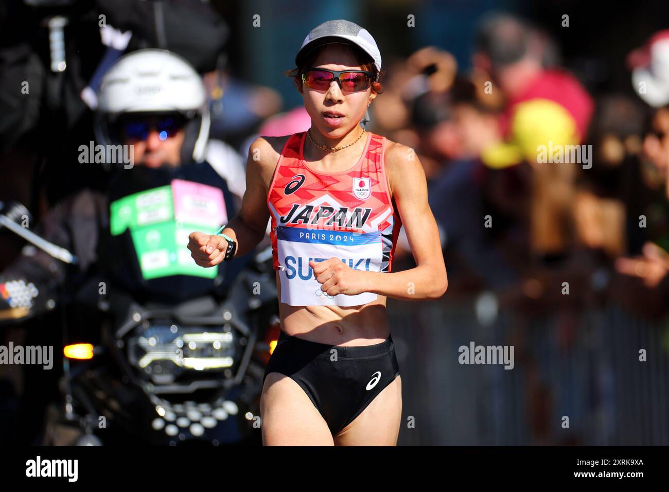 Paris, France. 11th Aug, 2024. Yuka Suzuki (JPN) Marathon : Women's Marathon during the Paris ...