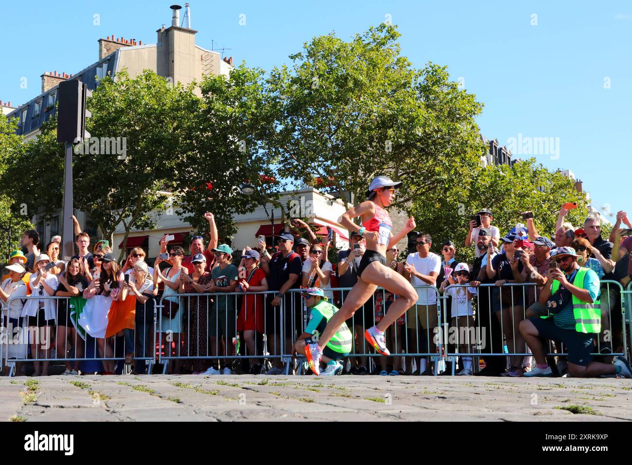 Paris, France. 11th Aug, 2024. Yuka Suzuki (JPN) Marathon : Women's Marathon during the Paris ...