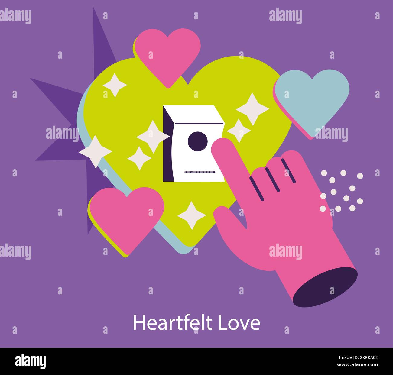 Digital affection Stock Vector Images - Alamy