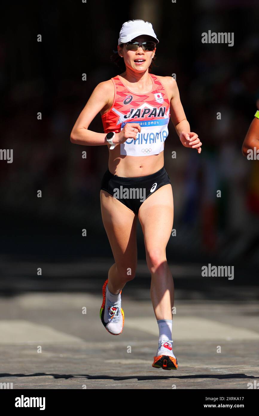 Paris, France. 11th Aug, 2024. Mao Ichiyama (JPN) Marathon : Women's Marathon during the Paris ...