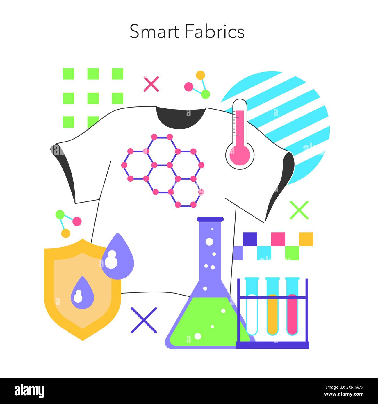 Fashion Tech concept. Advanced clothing with integrated technology for ...