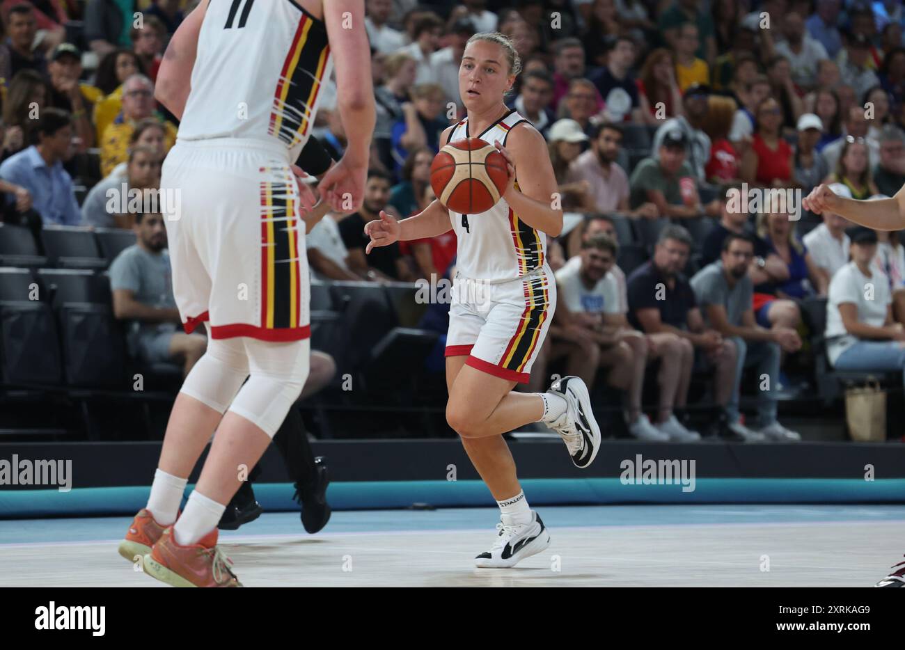 Paris, France. 11th Aug, 2024. Belgium's Elise Ramette pictured in ...