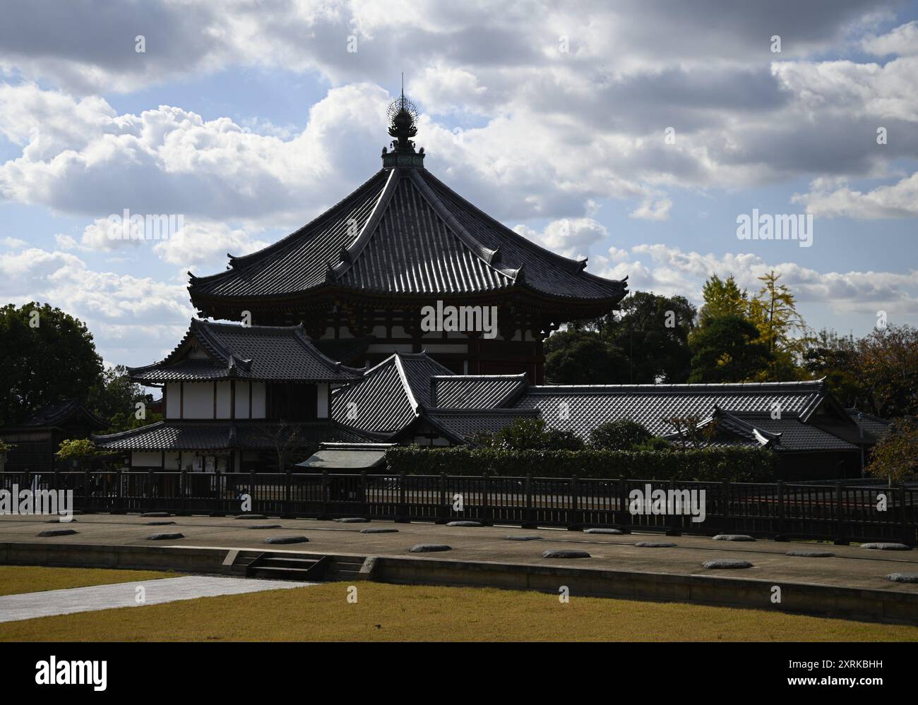 Scenic view of Hokuendo the Northern Round Hall a National Treasure on ...
